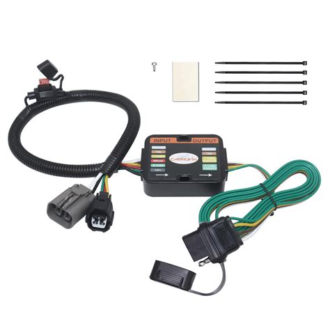 Carrofix Vehicle Side Tow Harness Trailer Wiring Kit With 4