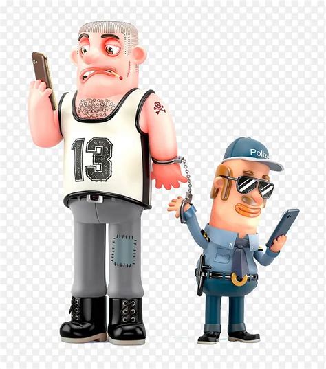 坏人和警察卡通图案png图片素材下载 图片编号qarbeeoe 免抠素材网