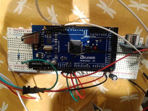 Ws2812b Hc Sr04 Arduino Mega 2560 Light Up Each Led To Display