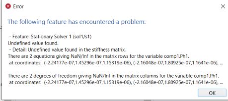 Error Message During Simulation
