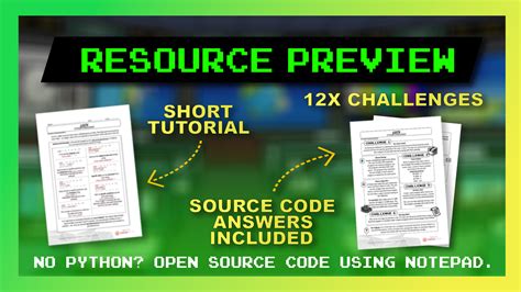 Arrays Lists Python Challenges Teaching Resources
