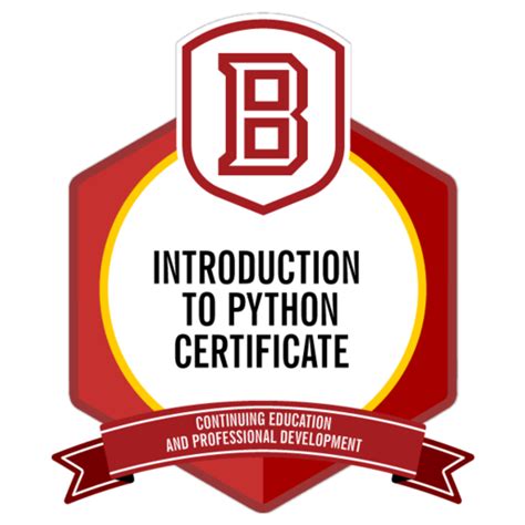 Introduction To Python Certificate Credly