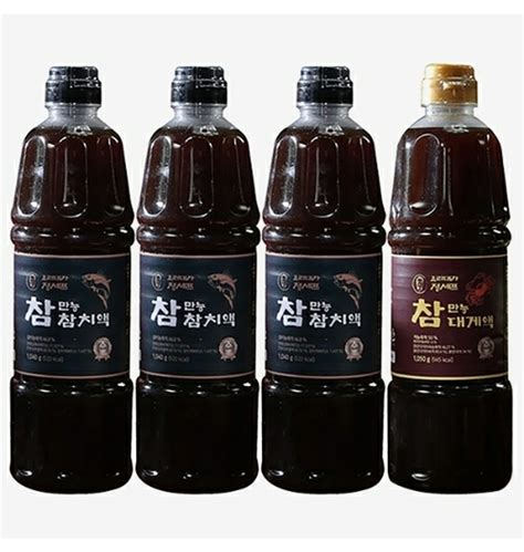 오색단지 참만능참치액 900ml 1 040g X 3병 참만능대게액 900ml 1 050g X 1병 티몬