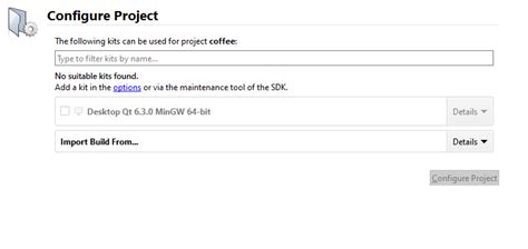 C Qt Version Is Not Properly Installed No Suitable Kits Found Stack Overflow