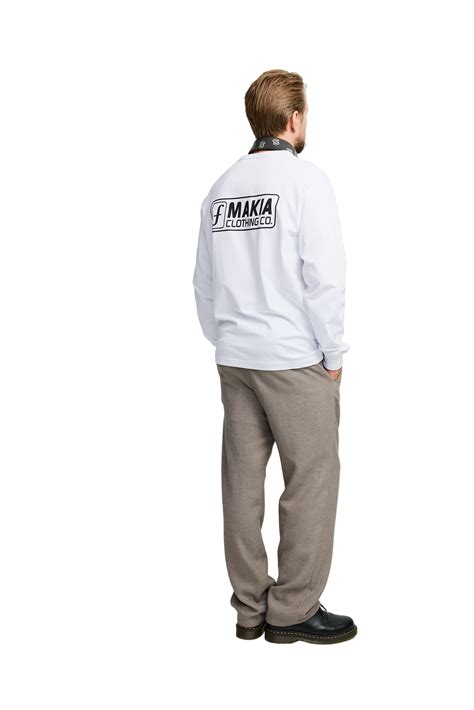 Makia Ꝏ Forum Long Sleeve T Shirt Forum Snow
