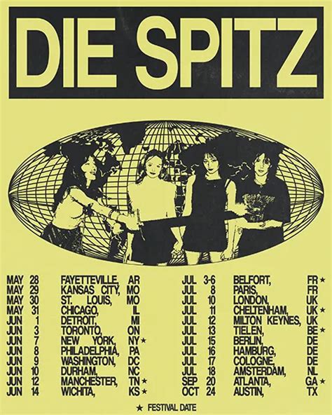 Die Spitz Sign To Third Man Records And Announce 2025 World Tour That