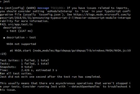 Nvda Not Supported · Issue 18 · Guidepupsetup · Github