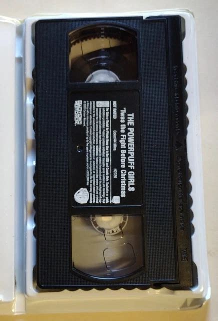 The Powerpuff Girls Twas The Fight Before Christmas Vhs Plastic Box