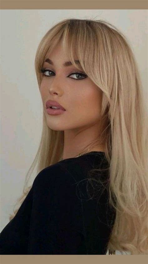 Wispy Curtain Bangs Long Hair Long Hair Styles Bangs With Medium
