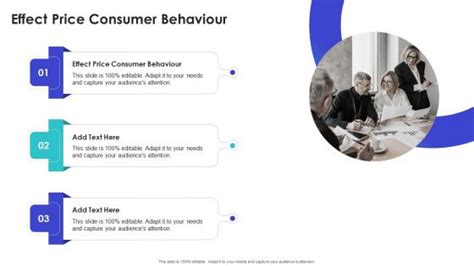 Effect Price Consumer Behaviour PowerPoint Presentation And Slides