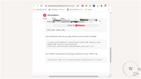 How To Add A Pinterest Widget To Your WordPress Blog