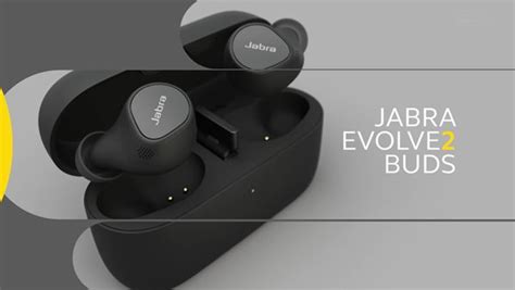 Jabra Evolve Buds Uc True Wireless Earphones With Mic In Ear Bluetooth Active Noise