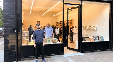 Proprietor Bryan Leitgeb Outside The New Mast Books Space In New York Captured By Bill Powers
