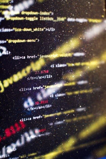 Premium Photo Desktop Pc Monitor Photo Javascript Functions Variables Objects Project