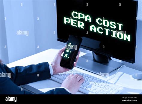 Conceptual Caption Cpa Cost Per Actioncommission Paid When User Clicks