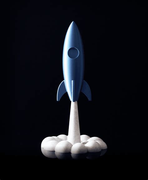 Minimalist Rocket Ship 3d Model By Alext1 On Thangs