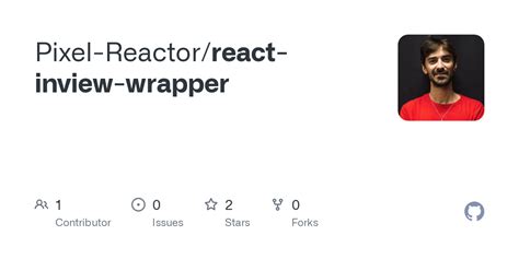 Github Pixel Reactorreact Inview Wrapper