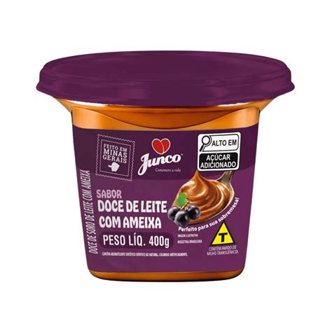Mercearia Doce De Soro De Leite Com Ameixa Pote 400g Junco Doce De Soro