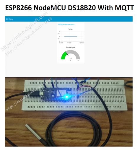 This Tutorial Is To Learn How To Interface The Ds18b20 Temperature Sensor With Esp8266 Using