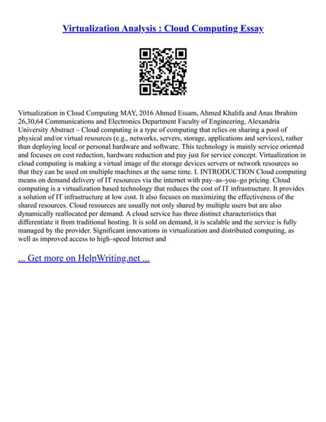 Advantages And Disadvantages Of Virtualization Pdf