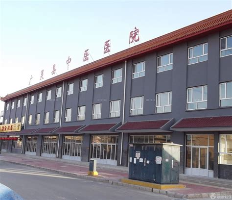 中医院外立面效果图 中医院外观效果图 中医院外墙效果图 大山谷图库