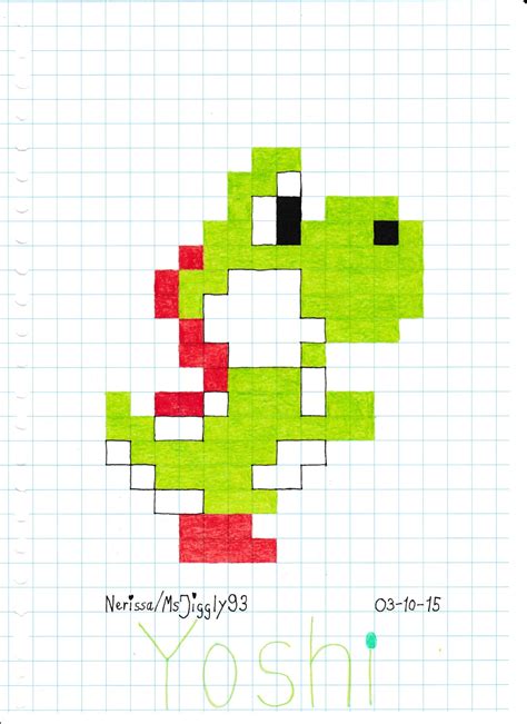 Yoshi 8 Bit By Msjiggly93 On Deviantart