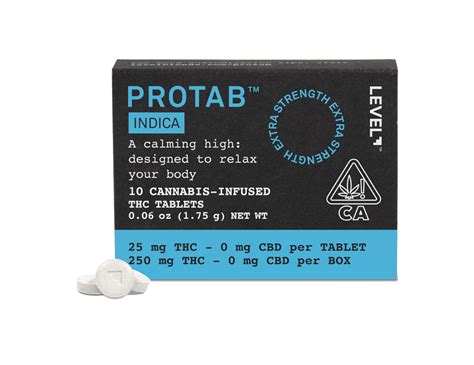 Level Indica Protab 10 Pack 250mg