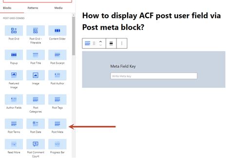 How To Display ACF Post User Field Via Post Meta Block
