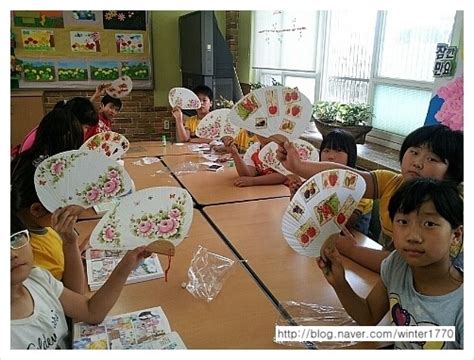 한지조개부채 냅킨아트 네이버 블로그