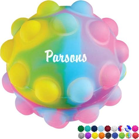 Push Pop Stress Bubble Ball Foremost Promotions