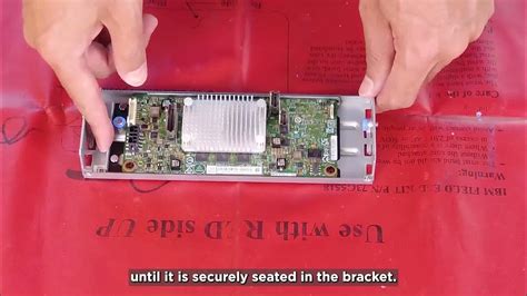 Lenovo Thinksystem Sd550 V3 Installing A Cff Raid Adapter Youtube