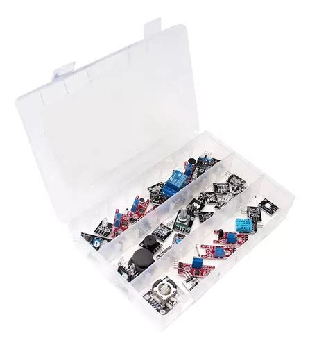 Kit De 37 Módulos E Sensores Para Arduino Raspberry Caixa Frete Grátis