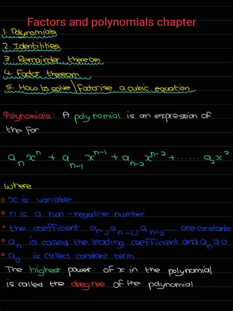 Chapter 5 Factors And Polynomials Pdf