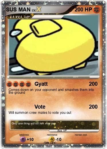 Pokémon Sus Man 12 12 Gyatt My Pokemon Card
