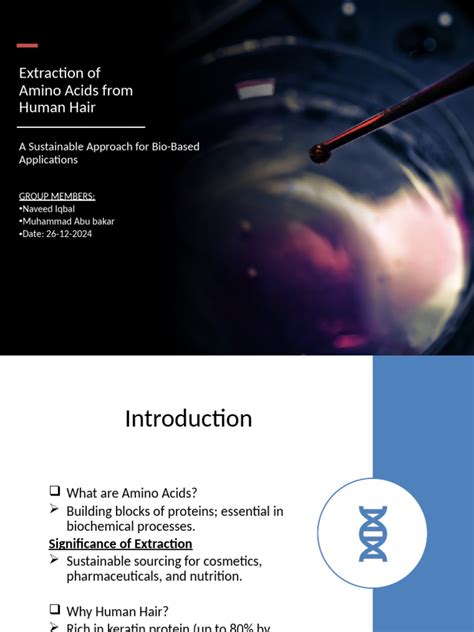 Sustainable Amino Acid Extraction Pdf Proteins Acid