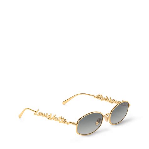 Lv Script Metal Round Sunglasses S00 Women Accessories Louis