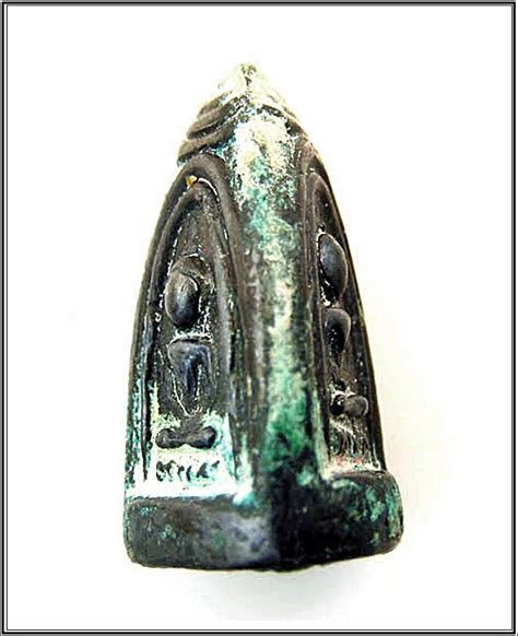 พระพรหม 3 หน้า หลวงพ่ออี๋ วัดสัตหีบ จ ชลบุรี พระเครื่อง พระแท้ Webpra