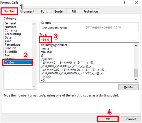 How To Display A Plus Sign Before Positive Numbers In Excel