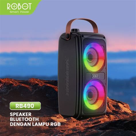 Jual Robot Speaker Wireless Mic Speaker Full Bass Rb450 Audio Bass