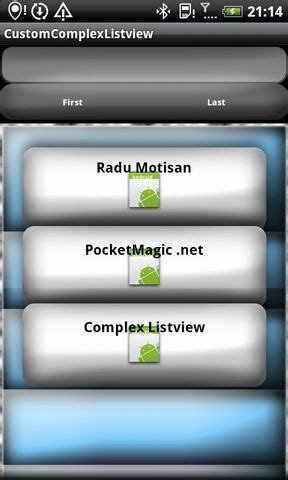 Android Custom Complex Listview With Header No Xml Pocketmagic