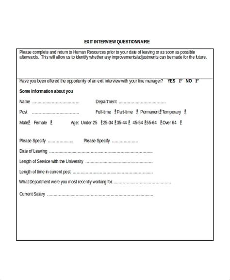 Questionnaire Template Word Free Word Document Downloads Free Premium Templates