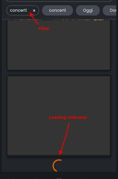 Infinite Scroll Filter Not Stop Loading Indicator