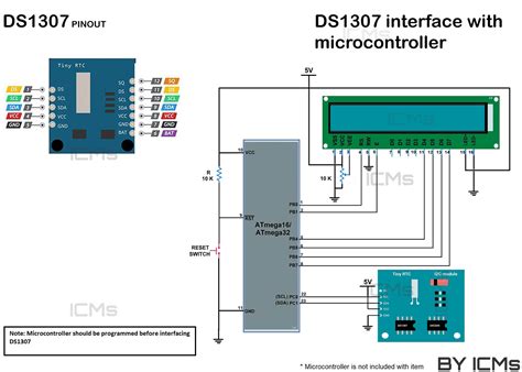 ds1307 rtc i2c real time clock module datasheet hub 40 off