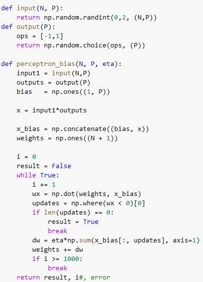 University Machine Learning Perceptron How Do I Correctly Add The Bias To My Code R