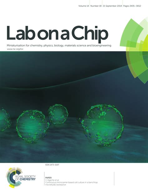 Pdf Continuous Microcarrier Based Cell Culture In A Benchtop Microfluidic Bioreactor