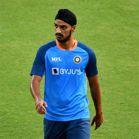 Guwahati Indian Cricketer Arshdeep Singh At Practice Session Ahead Of The 2nd T20 Cricket Match