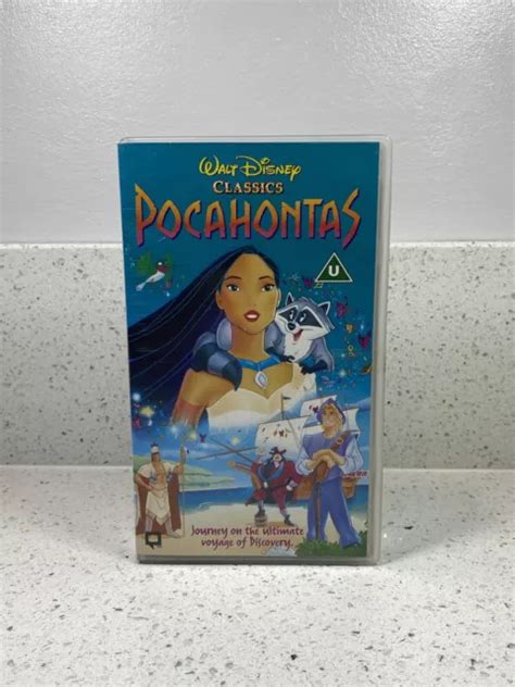 Pocahontas Walt Disney Classics Vhs 2000 English Movie Collectible Tape