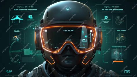 Premium Photo Cyberspace Virtual Reality In Hud Gui Style Hudgui For Game Background Design