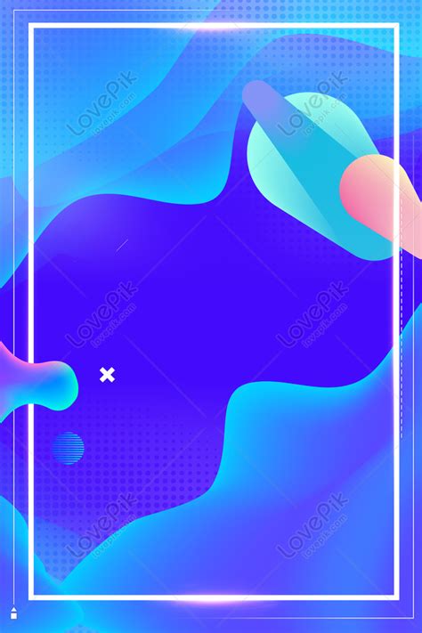 E Commerce Blue Gradient Fluid Irregular Graphic Advertisement Download