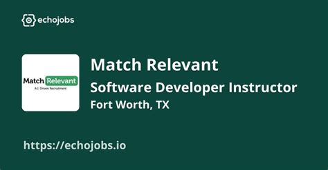 Hiring Software Developer Instructor Fort Worth Tx Html Sql Mysql Java Javascript C R